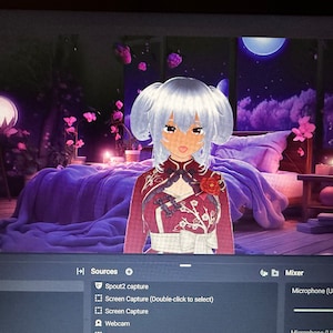 Vtuber Model for Commercial Use, Live2d Vtuber Fire Element, Premade ...