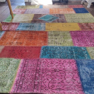 Vintage Rug, Small Carpet, Turkish Rug, Antique Carpet, 32x32 Inches ...