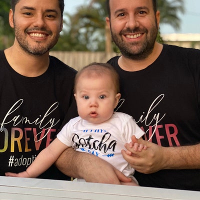 Rainbow Gotcha Forever, Family Forever Adoption Day Shirts Infant-adult ...