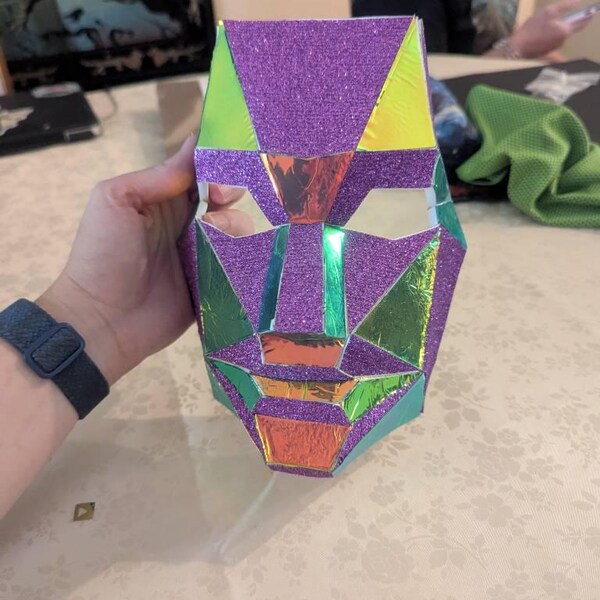 Gas Mask, DIY Lowpoly Gas Mask, Papercraft Template, 3D Low Poly Masks ...