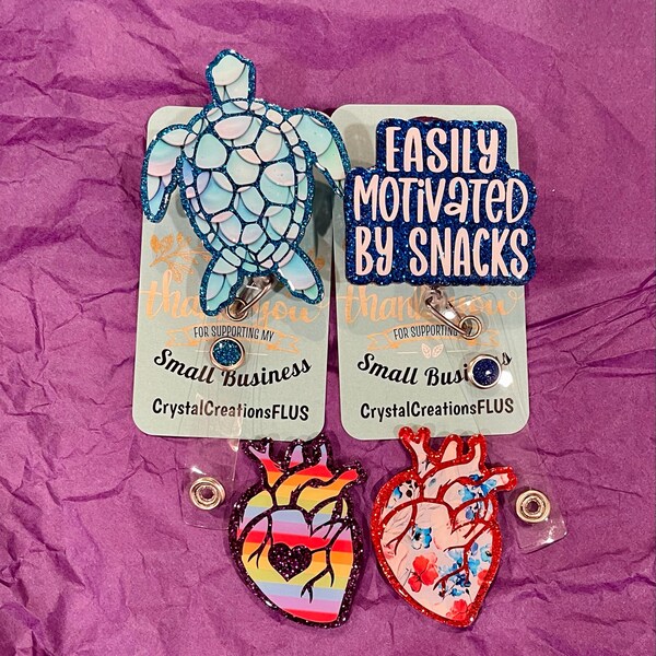 Easter Bunny Butt Badge Reel, Cute Badge Holder for Best Friend Gift ...