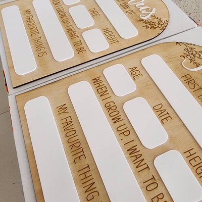 Personalised First Day Board Customisable First Day Board - Etsy Australia