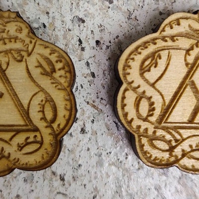 Viking Rune Set, Elder Futhark Runes, Pocket Rune Set, Jormungand ...