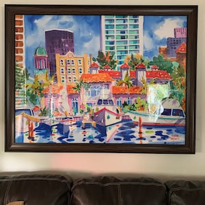 Jupiter Florida Print Tropical Art Guanabanas Key West Art - Etsy