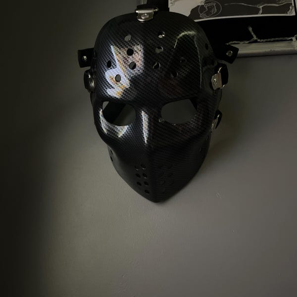 Carbon Fibre Print Classic 90 - Hockey Mask - PETG -horror Mask ...