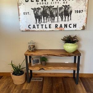Cattle Company Ranch Farmhouse Cow Decor Sign Family Room Wall Art ...