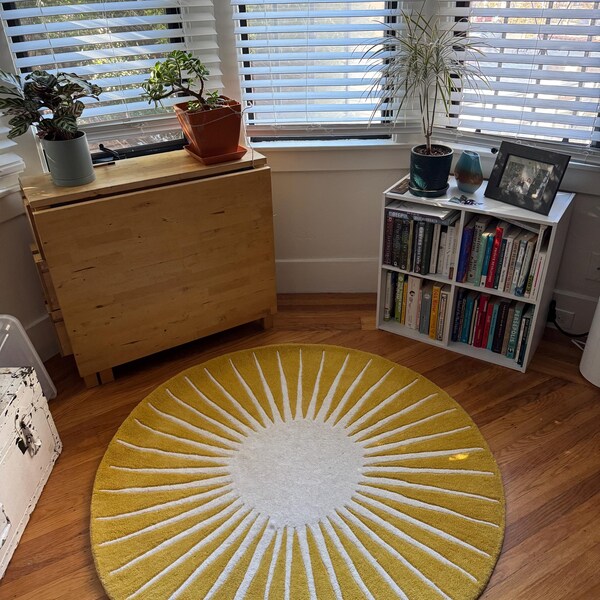 Melting Black & White Irregular Shape Unshape Hand-tufted 100% Wool ...