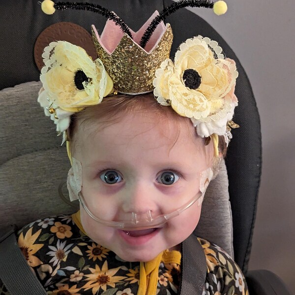 Bumble Bee Birthday Crown Bee Day Headbands Bee Themed 1st Birthday ...