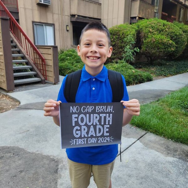 Printable Freshman 9th Grade Sign, First Day of High School Sign, First ...