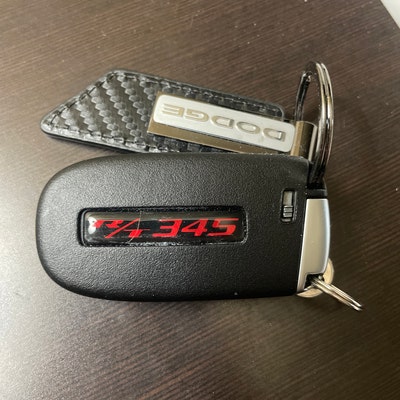 For Challenger/charger/durango R/T 345 Keyfob Badges in Red set of 2 - Etsy