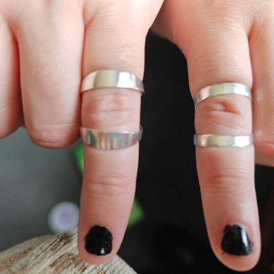 Arthritis Finger MCP Joints Splint Brass or Sterling Silver Hammered ...