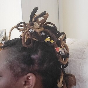 Three Tone Dreadlock Extensions Made With Unprocessed Human Hair in ...