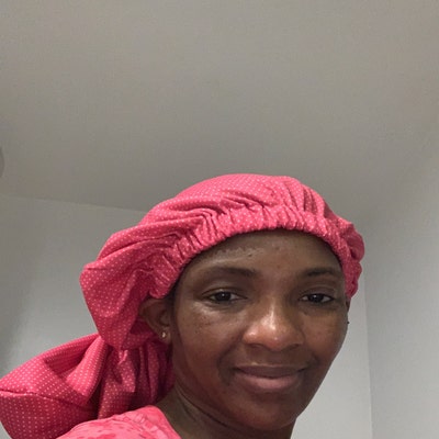 Satin Lined Beanies for Locs & Long Hair Blue / Skull Cap / Beanie Hat ...