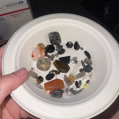 Carved Wood Pendulum Board Moon , Evil Eye, Divination Tool, Dowsing ...