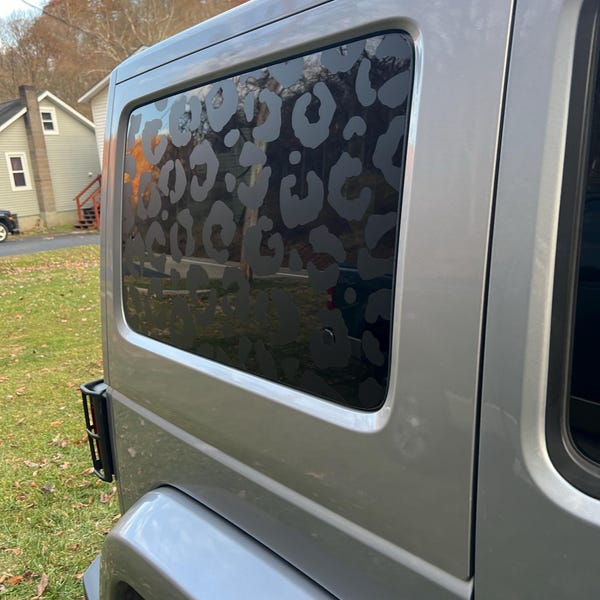 Fits 2018-2024 Jeep Wrangler 4 Door JLU Quarter Window Bats Print ...