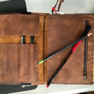 Pen/pencil Leather Insert for Traveler's Notebook - Etsy