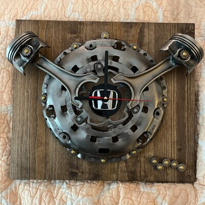 Ford Theme Wall Clock Automotive Art Starter Gears and Chain - Etsy