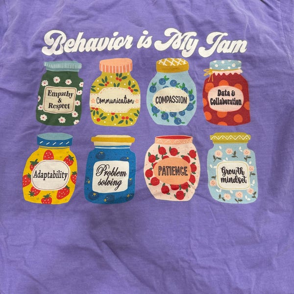 Behavior Analyst Shirt, Behavior is My Jam, Comfort Colors® Behavior ...
