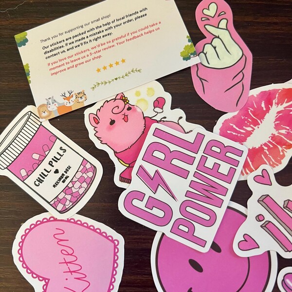 100 Random Disco Cowgirl Stickers, Pink Retro Western-themed Stickers ...