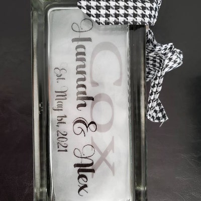 Scarecrow Glass Block, Fall / Autumn Decor, Thanksgiving and Halloween ...