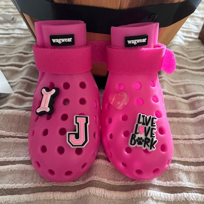 Pink Letters Croc Charms Pink Number Charm Birthday Gift Alphabet Shoe ...