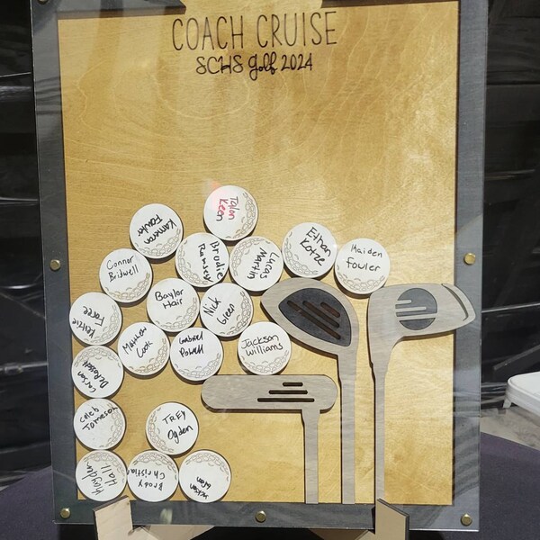 Custom 3D Football Coach Signature Frame Drop Box, Football Coach ...