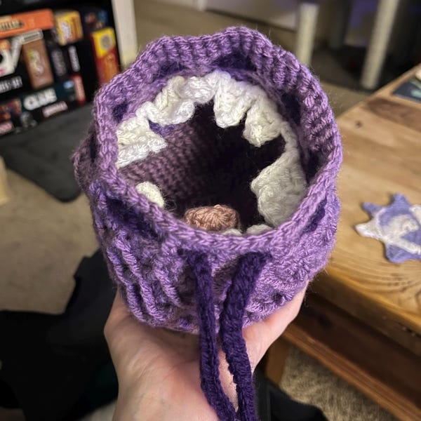 Mimic Dice Bag Crochet Pattern - Etsy