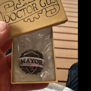 Mayor Class Badge RPG Character Class Pin Handcrafted Pewter ...