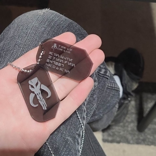 Star Wars-inspired Dog Tags -- Customized in Aurebesh - Etsy