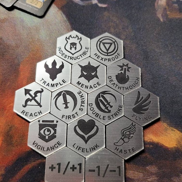 Magic the Gathering (mtg) Counters - 13 Pieces | Plastic | Laser ...