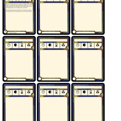 Printable Monk Blank Spell Cards Dnd 5e Full Colour Fillable PDF - Etsy