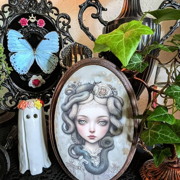 Octopus Mermaid Art Print - Sea Siren Poster, Underwater Fantasy Decor ...