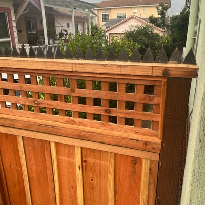 Side Mount Metal Security Fence Wall Spikes Anti-climb Fence Spikes ...