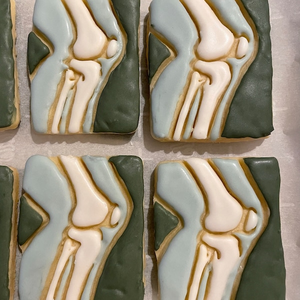 X-ray Knee Bone Cookie Cutter – Human Anatomy, Skeleton, Medical Theme ...