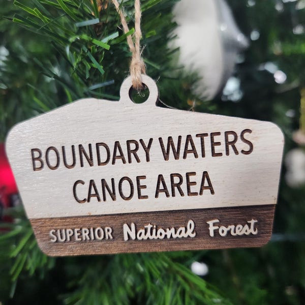 Boundary Waters Ornament | BWCA Ornament | Minnesota Boundary Waters ...