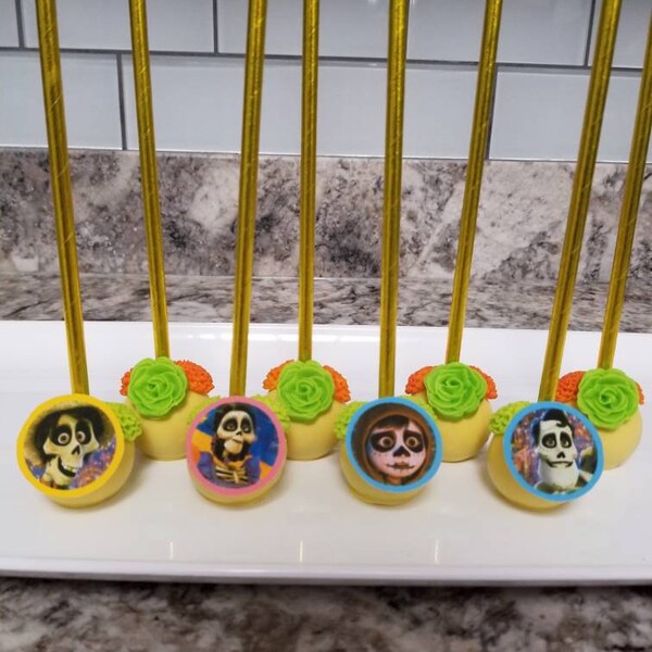 Coco Cupcakes Toppers, Printable Coco Party Toppers, Coco Cupcakes ...
