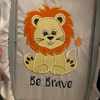 Applique Lion Machine Embroidery Design Zoo Baby Cub Jungle Boy Cute ...