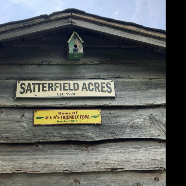Poultry Farm Wood Sign, Personalized Arrow Quality Stock & Eggs Farmer ...