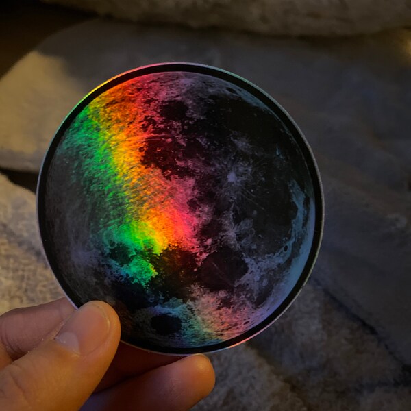 Holographic Vinyl Record Sticker (3x3 In) - Etsy
