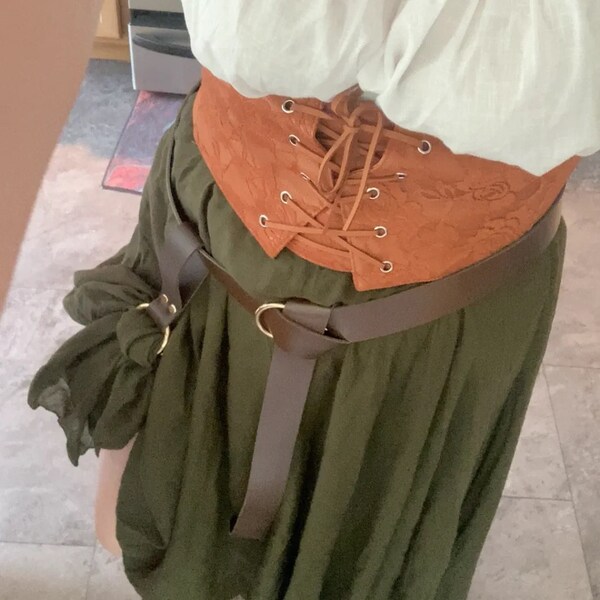 Casual Renaissance Skirt, Medieval Renaissance Skirt Costume, Elastic ...