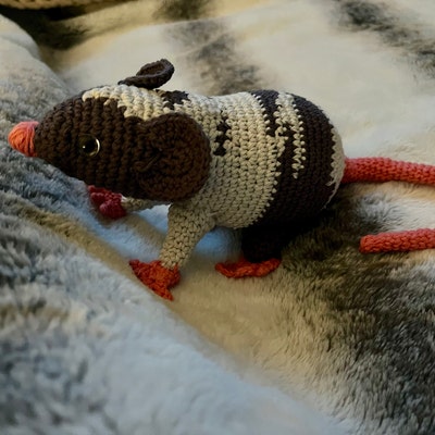 Digital Crochet Pattern Realistic Rat - Etsy
