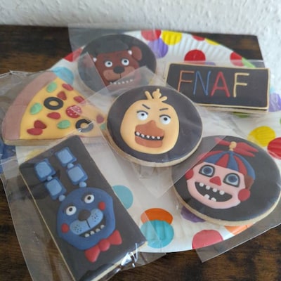 Five Nights at Freddy's Themed Cookies / 10 Iced Cookies / 10 ...