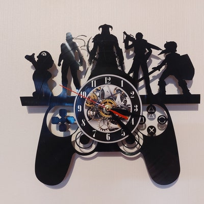 Wolf Vinyl Record Wall Clock 12 Gifts for Him Her Kids Decor for Home ...