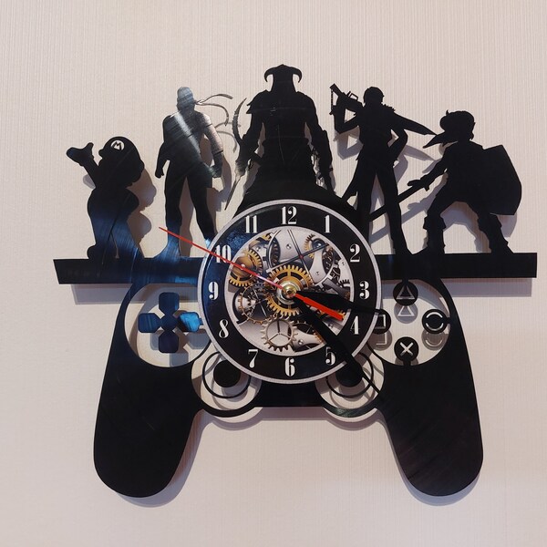 Mechanic Tools Garage Vinyl Record Wall Clock 12" Gifts for Him Her ...