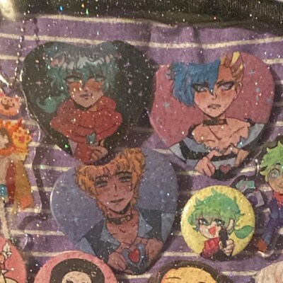 YTTD 2.25 Heart Badges Visual Novel Anime Gift Ita Bag Badge Your Turn ...