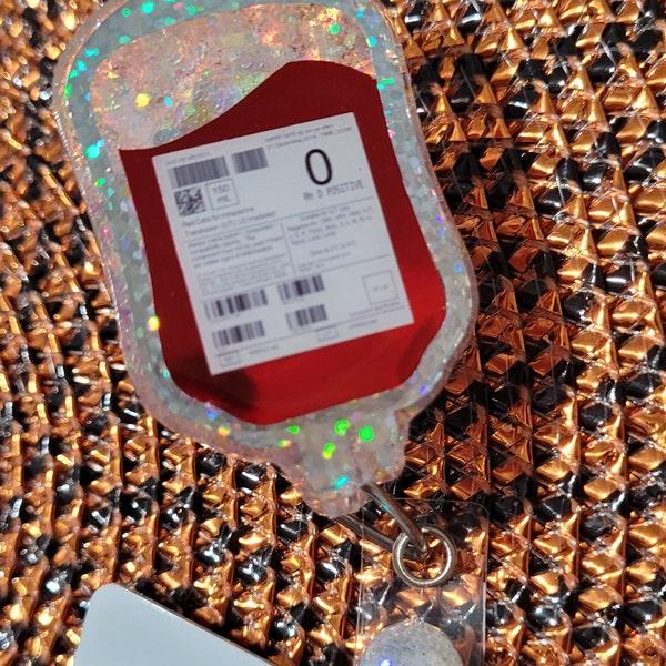 Blood Transfusion Badge Reel Choose the Blood Type - Etsy