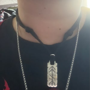 VALFREYJA Lady of the Slain Talisman in Sterling Silver Viking Rune ...