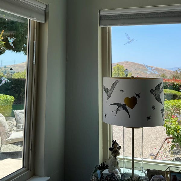 Flower of Life Mandala Window Cling - Bird Strike Prevention Decals ...