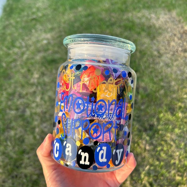 Funny Motivational Candy Jar Gift, Custom Treat Candy Holder for Boss ...