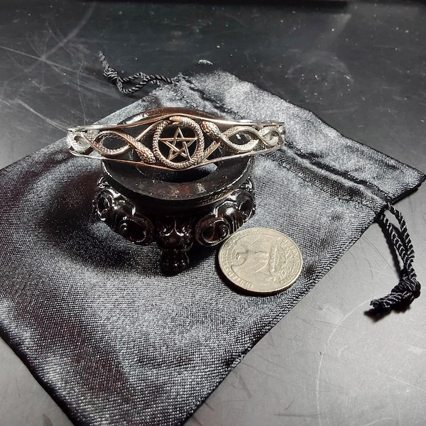Handcrafted 925 Sterling Silver Witch's Knot Ring Celtic Magic Knot ...